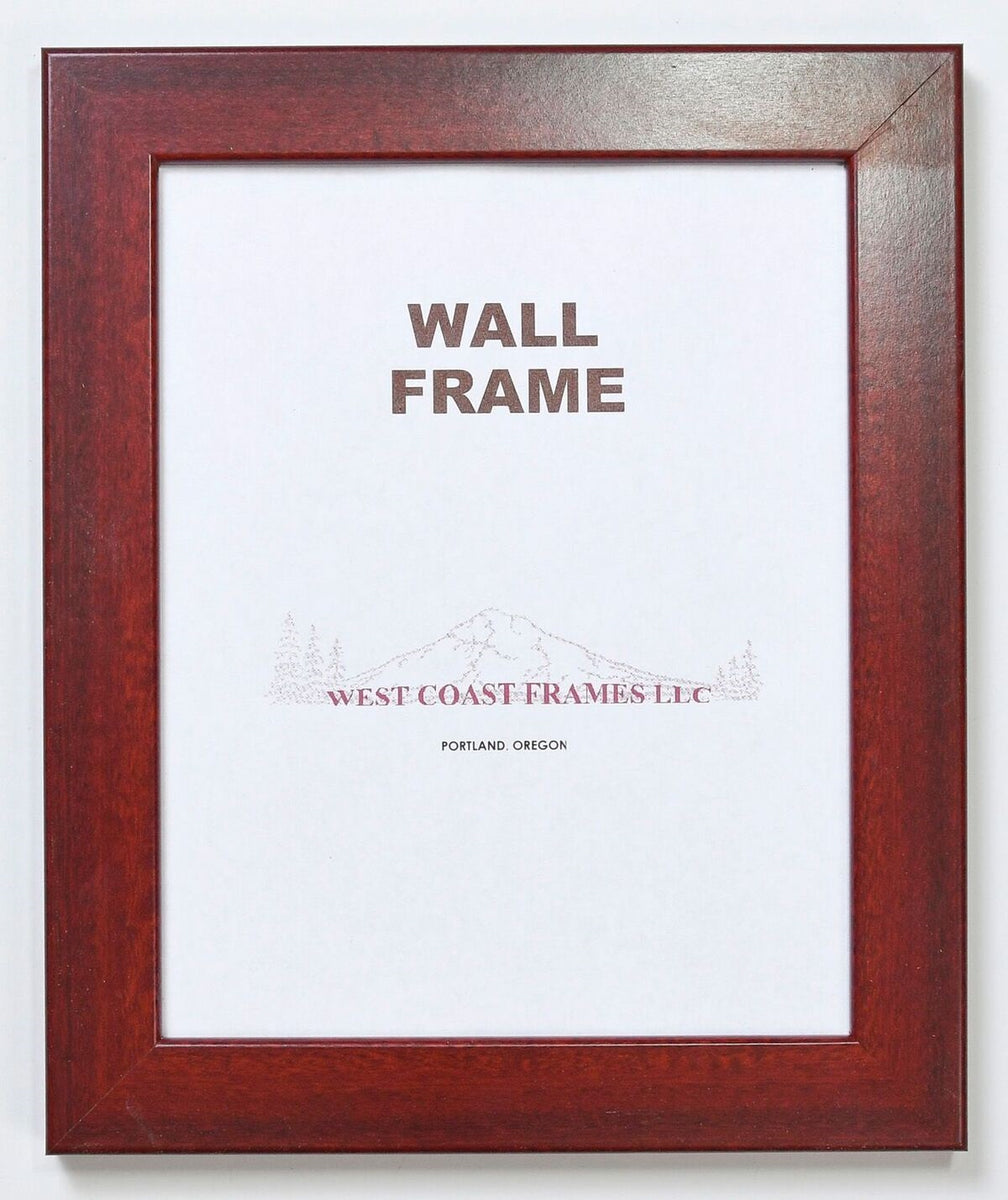 26039 - 1-1/2" Cherry Finish MDF Picture Frame - Clear Glass – West ...