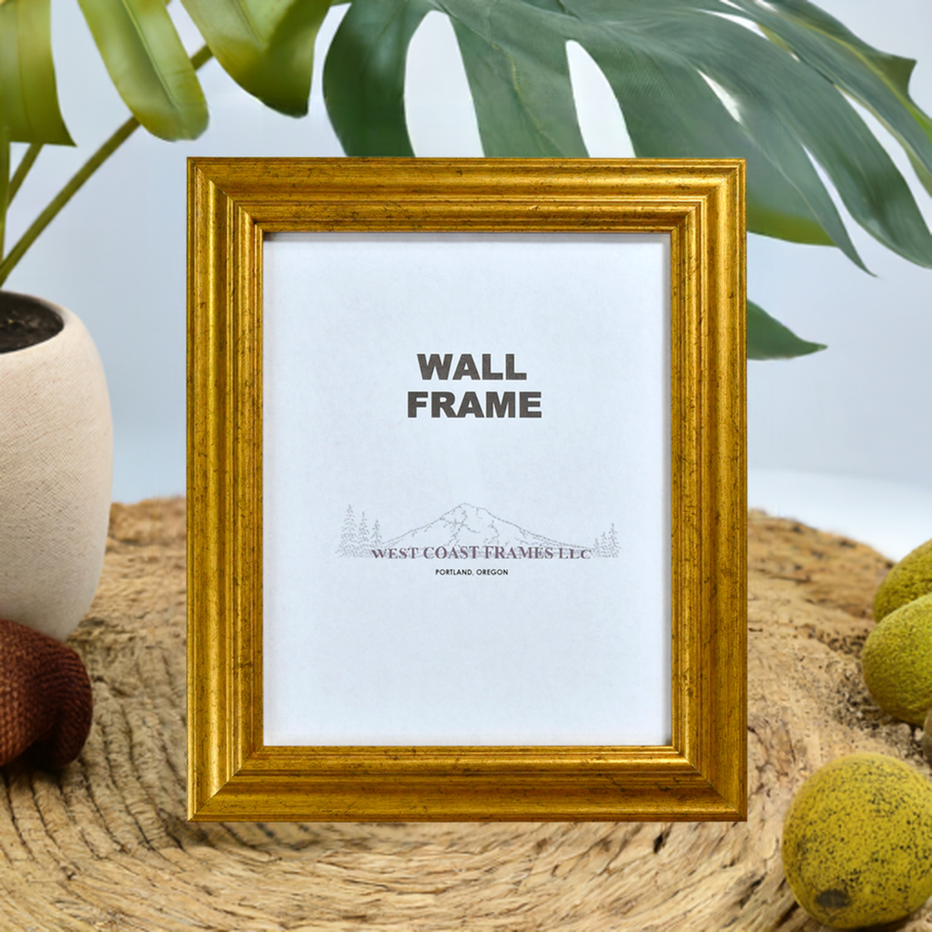 11505 Gold Traditional Swan Poly Picture Frame - Clear Glass – West ...